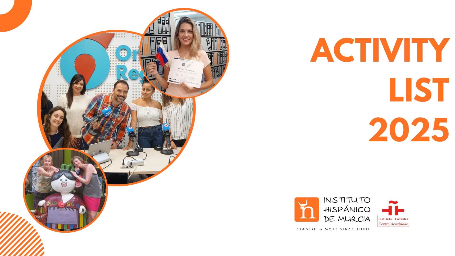 Activities list - Instituto Hispánico de Murcia