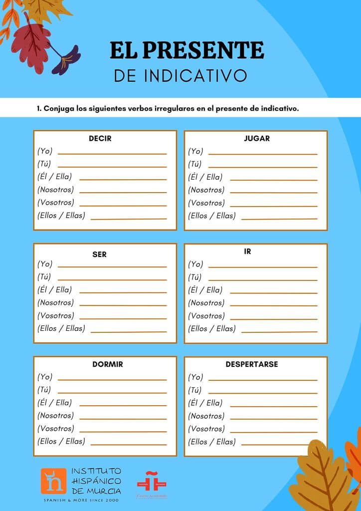 Materiales A1 para estudiar español - Instituto Hispánico de Murcia